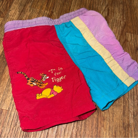 Disney | Bottoms | Vintage Disney Winnie The Pooh Tigger Swim Trunks 3t ...